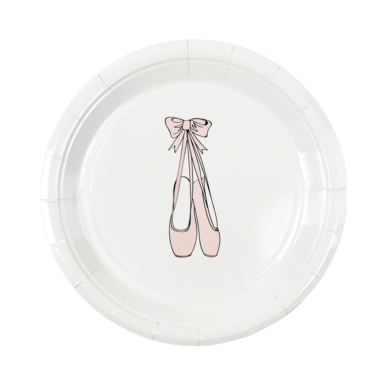 Ballerina Slippers Paper Plates | Ballerina Party Supplies & Gifts