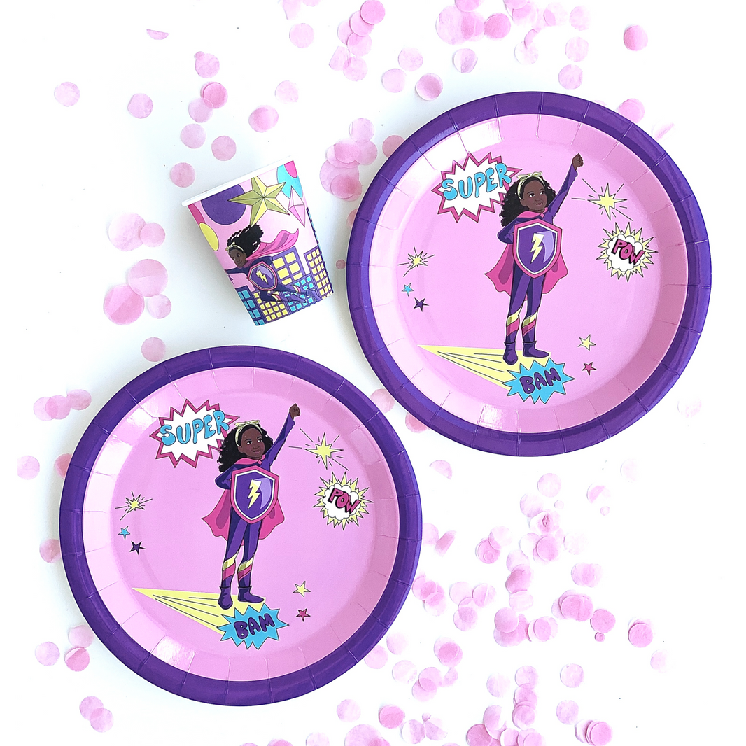 Buy Girl Superhero Party Theme Supplies!